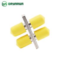 China Flange Metal Material Duplex ST Fiber Adapter Single Mode OEM ODM for sale