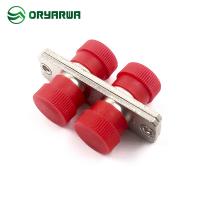 China Single Mode Flange FC Fiber Optic Adapter Metal Housing JIS Standard for sale