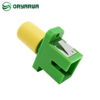 China Ceramic Sleeve Hybrid Fiber Optic SC To ST Adapter For CATV CCTV FTTH for sale