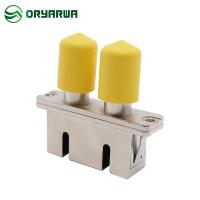 China Metal SC To ST Duplex Fiber Optic Hybrid Adapter Singlemode for sale