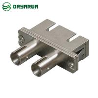 China Metal SC To ST Duplex Fiber Optic Hybrid Adapter Singlemode for sale