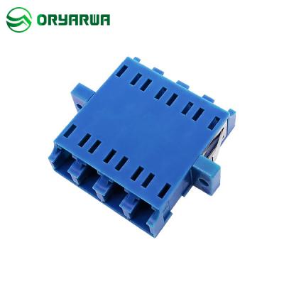China MultiMode Quad UPC LC To LC Adapter Flangeless One Piece Type for sale