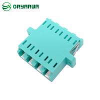 China Laser Proof Inner Shutter LC Fiber Optic Adapter Single Mode OEM ODM for sale