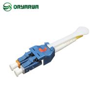 China 2.0mm 3.0mm Uniboot Optical Fibre Cable Connectors UPC APC AQUA 25mm Boot for sale