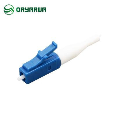 China 0.9mm PC Simplex LC APC Fiber Connector 16.7mm Boot Multimode for sale