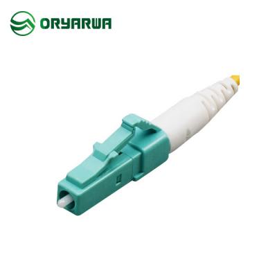 China RoHS Standard LC Fiber Optic Connector 2.0mm APC With 18mm Boot for sale