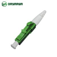 China Single Mode 2.0mm LC Fiber Optic Connector Long Boot 18mm For Fiber Pigtail Assembly for sale