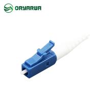 China 900um APC PC LC Fiber Optic Connector Simplex Strong Vertical Tensile for sale
