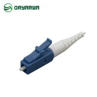 China 900um APC PC LC Fiber Optic Connector Simplex Strong Vertical Tensile for sale