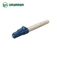 China White Boot 28.5mm LC PC APC Optical Connector Simplex ISO9001 Approved for sale