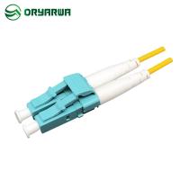 China 20mm Long Boot LC Duplex Fiber Connector Multimode Fiberoptic Connectors for sale