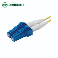 China Pigtail 1.2mm Cable Fiber Optic LC Duplex Connector One Piece Type for sale