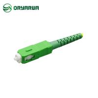 China UPC APC SC Single Mode Fiber Connector 3.0mm Square Boot 33mm for sale