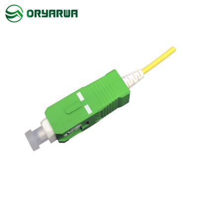 China 18mm Round Boot SC Single Mode Fiber Connector 1.2mm for FTTH for sale