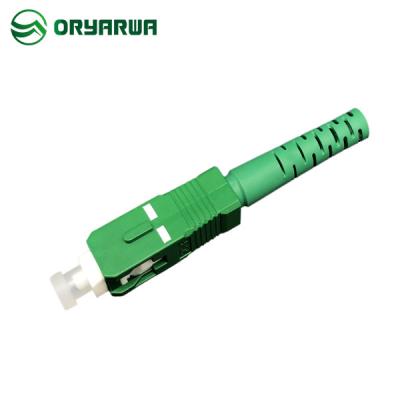 China 4.8mm SC Duplex Fiber Connector RAL 6027 40mm Round Long Boot For Patch Cable for sale