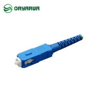 China Single Mode UPC SC APC Connector 3.0mm 33mm Round Boot ODM OEM for sale