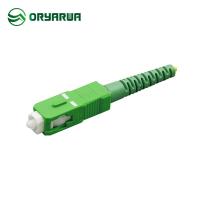 China Single Mode SC Simplex Connector 2.0mm UPC APC PC 40mm Square Boot for sale