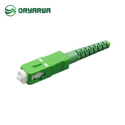 China Single Mode SC Simplex Connector 2.0mm UPC APC PC 40mm Square Boot for sale
