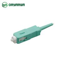 China 22mm Long Boot SC Single Mode Fiber Connector 0.9mm for CATV for sale