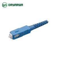 China Single Mode UPC SC APC Connector 3.0mm 33mm Round Boot ODM OEM for sale