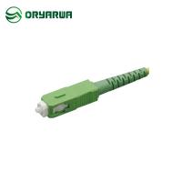China UPC APC SC Single Mode Fiber Connector 3.0mm Square Boot 33mm for sale