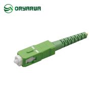 China Single Mode SC Simplex Connector 2.0mm UPC APC PC 40mm Square Boot for sale