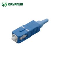 China 15.3mm Short Boot SC APC Single Mode Fiber Connector For 900um Cable for sale