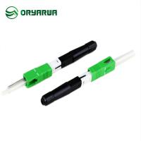 China SC APC Hot Melt Splice on Connector Fiber Optic Fast Connector for field installation for sale