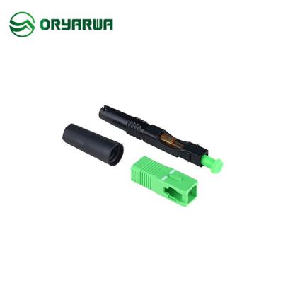 China H02 SC APC Fiber Quick Connector For Field Assembly for sale