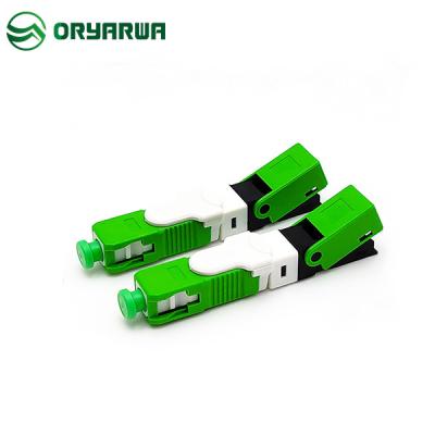 China H09 APC Fast Connect Fiber Connectors IL 0.3dB RL 40dB Interferometer Pass for sale