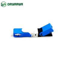 China H09 Blue Fiber Optic Fast Connector SC UPC OFC Single Mode SM 0.3dB Insertion Loss for sale
