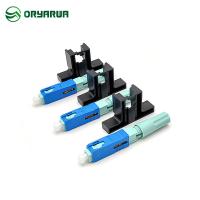 China L18 Single Mode Fiber Optic Fast Connector SC UPC Long Boot 2.0mm 3.0 mm for sale