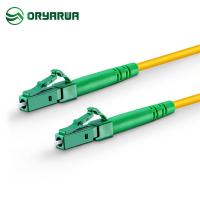China LC APC To LC APC Simplex Fiber Optic Patch Cord Single Mode Jumper for sale