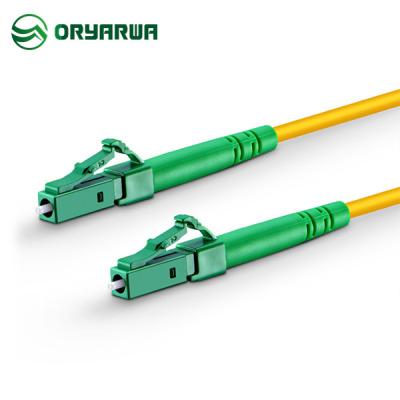 China LC APC To LC APC Simplex Fiber Optic Patch Cord Single Mode Jumper for sale