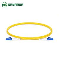 China LC UPC to LC UPC Simplex Single Mode Patch Cord OS2 LSZH for sale