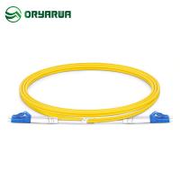 China LC UPC To LC UPC Duplex Single Mode Patch Cord OS2 LSZH PVC for sale