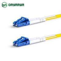 China LC UPC To LC UPC Duplex Single Mode Patch Cord OS2 LSZH PVC for sale