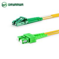 China LC APC To SC APC Duplex Single Mode Patch Cord 1310nm - 1550nm for sale