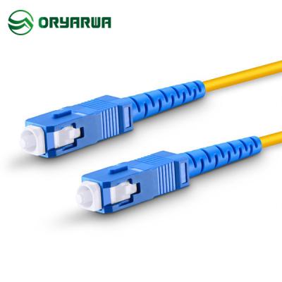 China SC UPC To SC UPC Simplex Single Mode Patch Cord for sale