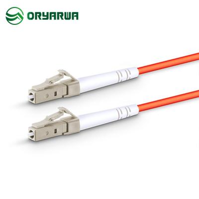 China 3m LC To LC UPC OM1 Simplex Fiber Optic Multimode Patch Cord For FTTx for sale