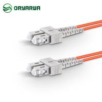 China SC UPC To SC UPC Duplex Fiber Optic Multimode Patch Cord OM2 for sale