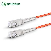 China SC UPC To SC UPC Simplex Fiber Optic Multimode Patch Cord OM1 for sale