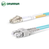 China LC UPC To SC UPC Duplex Fiber Optic Multimode Patch Cord OM3 for sale