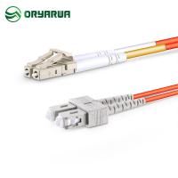 China LC UPC To SC UPC OM2 Fiber Optic Multimode Jumper Duplex for sale