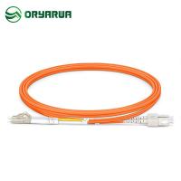 China LC UPC To SC UPC OM2 Fiber Optic Multimode Jumper Duplex for sale