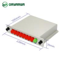 China FC UPC 1X8 Fiber Optic Cassette PLC Splitter ABS Material for sale