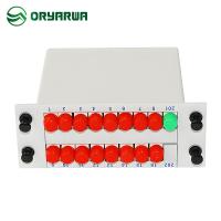 China FC UPC 1x16 Fiber Optic Cassette PLC Splitter ABS Material For FTTH for sale