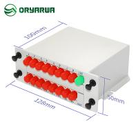 China FC UPC 1x16 Fiber Optic Cassette PLC Splitter ABS Material For FTTH for sale