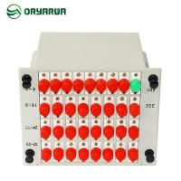 China FC UPC 1x32 Fiber Optic Cassette PLC Splitter Low Insertion Loss for sale
