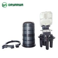 China Outdoor Fiber Cable Joint Box Fiber Optic Closure Vertical Dome Type for sale